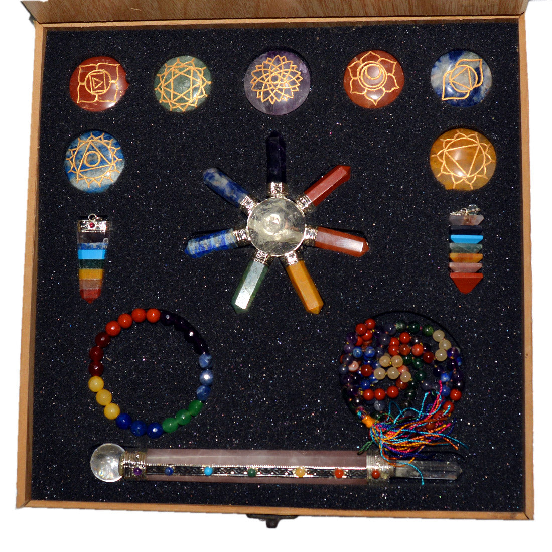 7 Chakra Complete Kit for Reiki Masters – Reiki Crystal Products LLP