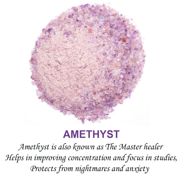 Amethyst Crystal / Stone Dust / Chura – Reiki Crystal Products LLP