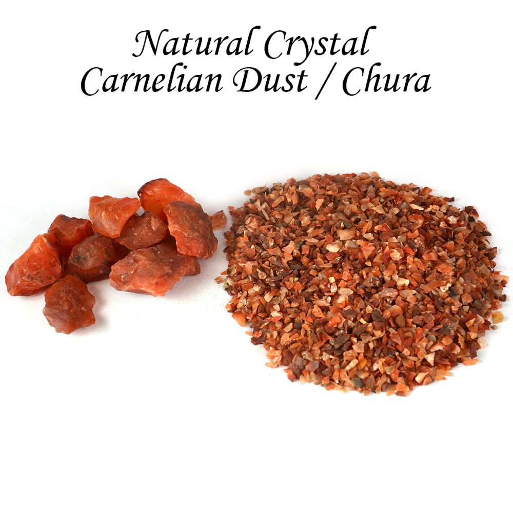Carnelian Dust & Chura Crystal Dust – Reiki Crystal Products LLP