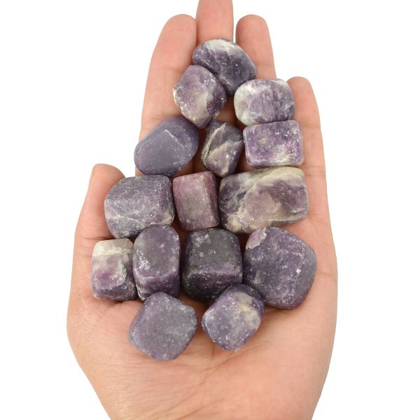 Lepidolite Tumble Stone – Reiki Crystal Products LLP